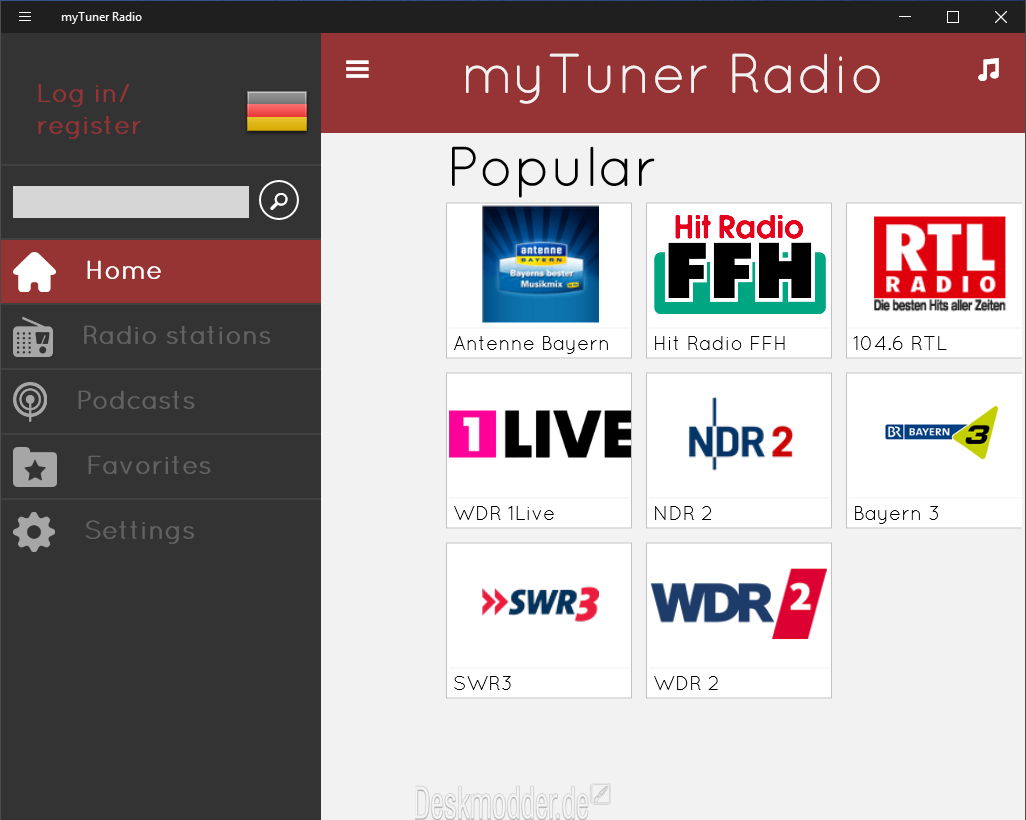 myTuner Radio App für kurze Zeit kostenlos für Windows und Windows ...
