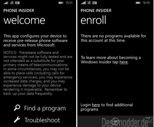 Phone Insider App für Windows 10 Mobile Preview im Windows Phone Store ...