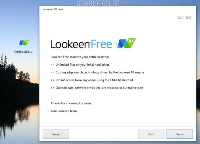 Test: Lookeen Free Version 10 - Desktopsuche steht zum Download bereit ...