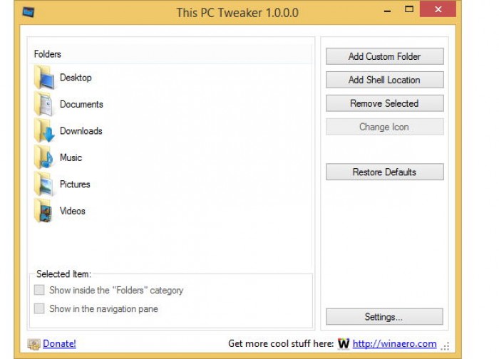 "This PC Tweaker" in der Version 1.3 erschienen mit Windows 10 Support ...