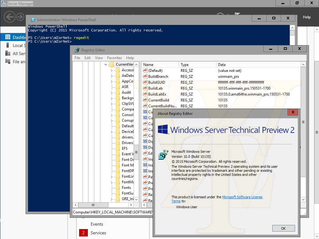 Screenshots der Windows 10 Server Technical Preview 2 geleakt - Deskmodder.de