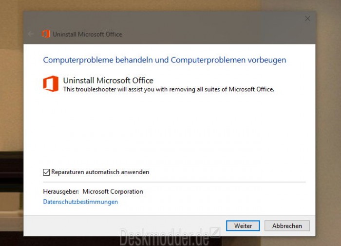 Office 2016, Office 2013 oder Office 365 deinstallieren - Manuell oder ...