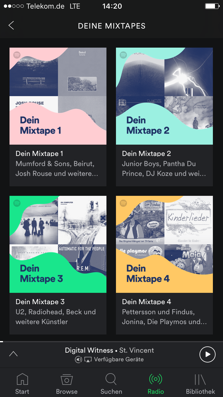 Spotify stellt "Dein Mixtape" vor - Deskmodder.de