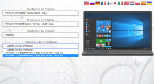 Alle verfügbaren ISOs schnell herunterladen - Adguards Techbench nun ...