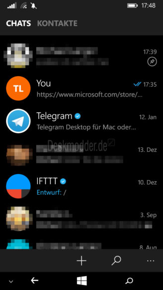 Telegram für Windows Phone mit neuem Design - Deskmodder.de