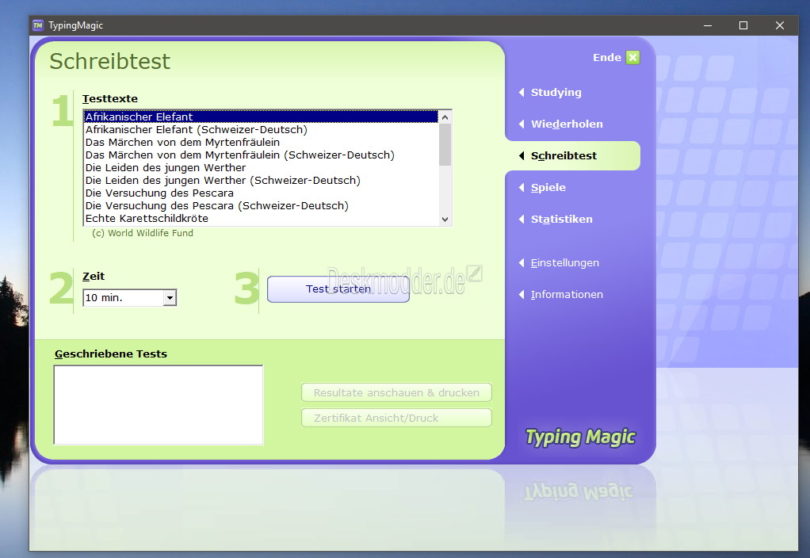 App des Tages: Typing Magic - mit 10 Fingern Schreiben lernen ...