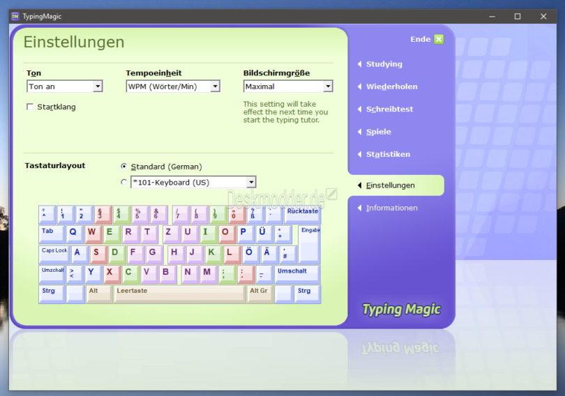 App des Tages: Typing Magic - mit 10 Fingern Schreiben lernen - Deskmodder.de