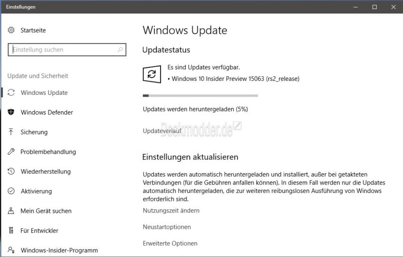 Windows 10 15063 nun auch im Slow Ring - Deskmodder.de