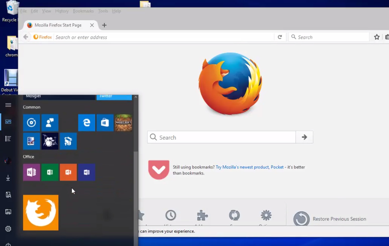 Firefox als Centennial App für Windows 10 im kurzen Video - Deskmodder.de