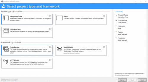 Windows Template Studio als neuer Teil von Visual Studio - Deskmodder.de