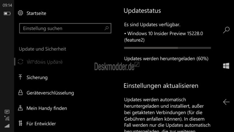 Windows 10 Mobile 15228 steht zum Download bereit - Deskmodder.de