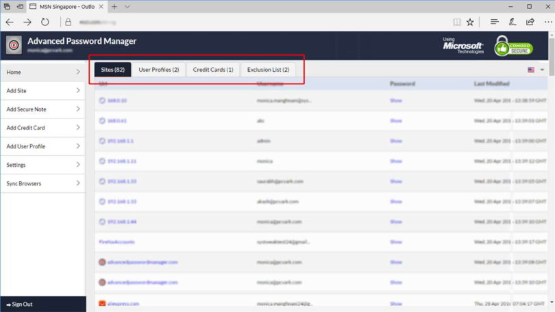 Advance Password Manager für den Microsoft Edge - Deskmodder.de