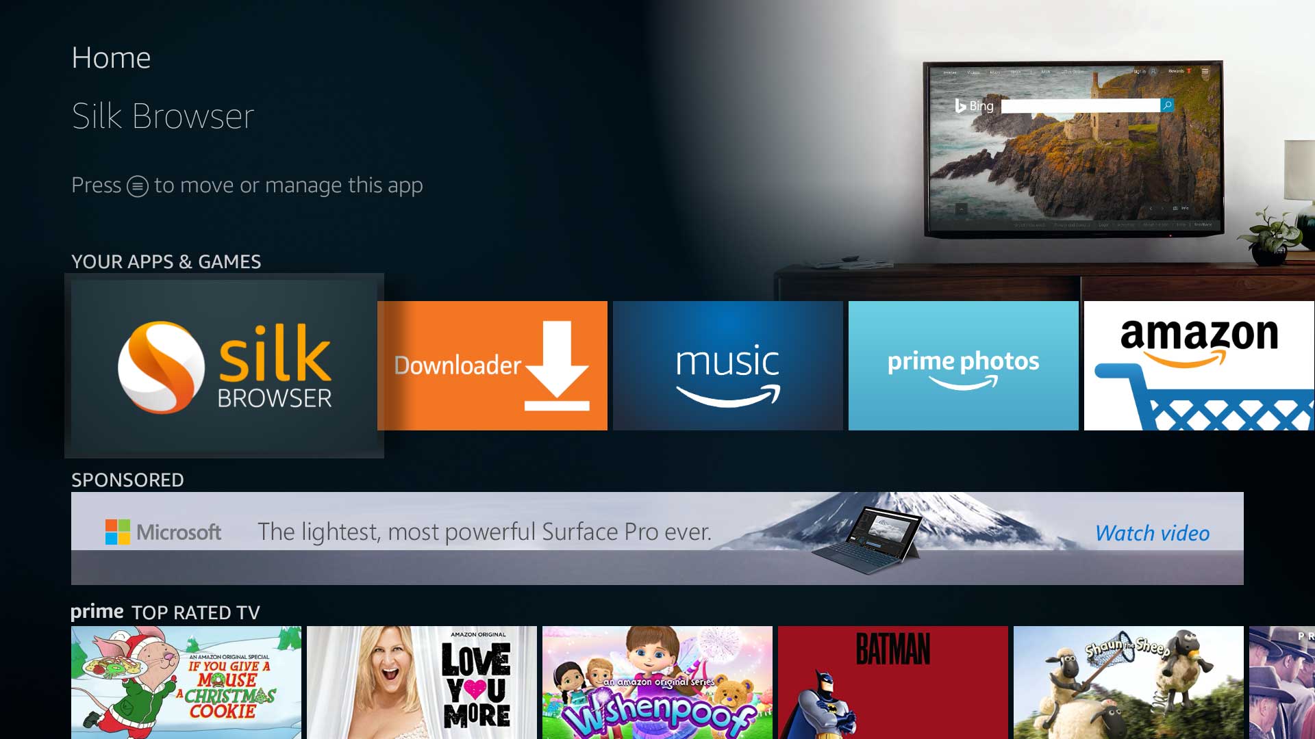 Amazon Fire TV (Stick): "Silk Browser" landet auf ersten Geräten ...