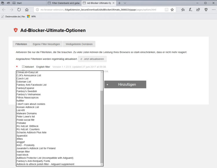 AdBlocker Ultimate für den Microsoft Edge im Microsoft Store ...