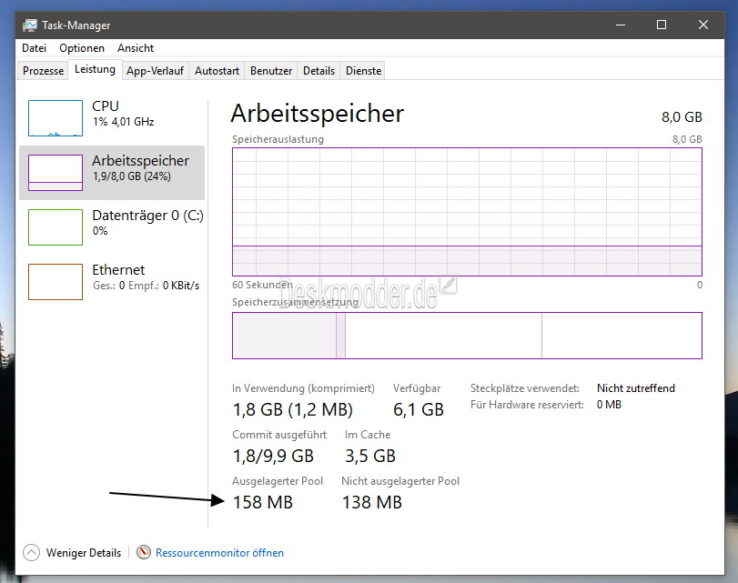 Registry Prozess im Task-Manager von Windows 10 ab Build 17063 ...