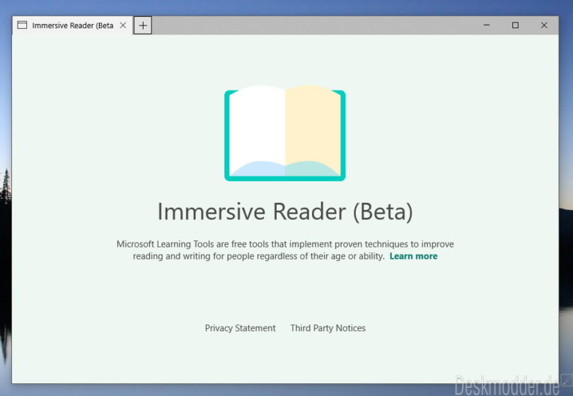 Immersive Reader als App im Microsoft Store - Deskmodder.de