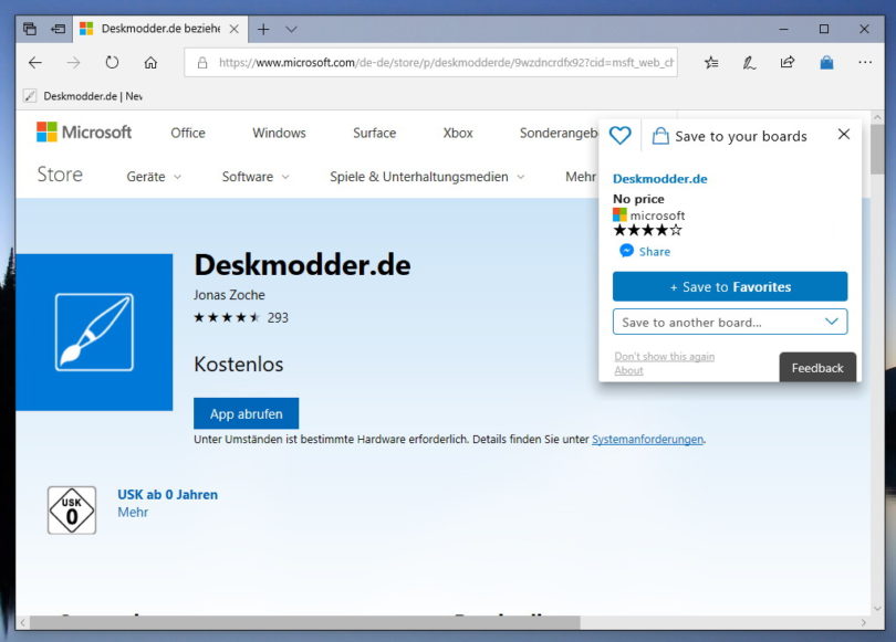Microsoft startet Preisvergleich im Microsoft Edge als Banner in der ...