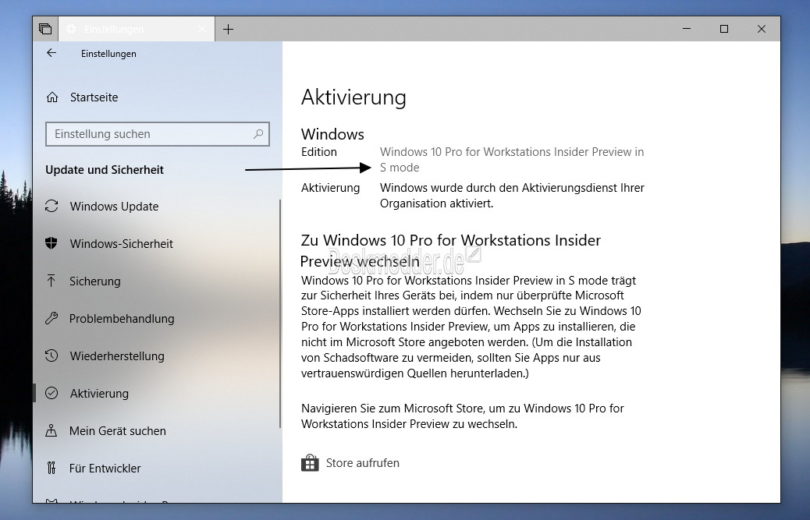 S-Modus in der Windows 10 1803 oder 1809 aktivieren und ausprobieren ...