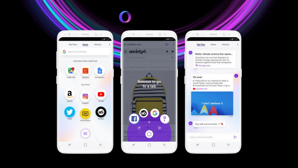 Opera Touch (R2) der neue mobile Browser - Plus Desktop Synchronisation ...