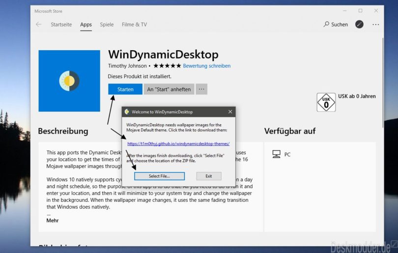 WinDynamicDesktop Mojave Dynamic Desktop für Windows 10 portiert - Deskmodder.de