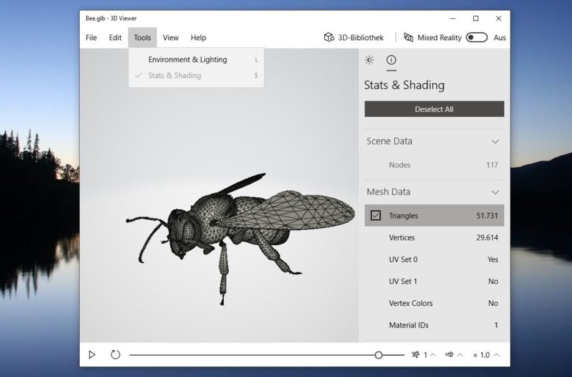 3D Viewer - Neuer Name für Mixed Reality Viewer in Windows 10 ...