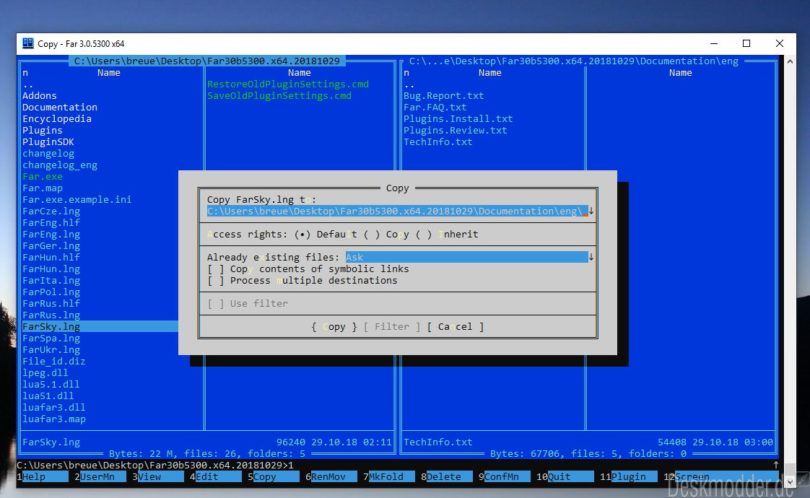 FAR Manager 3.0 5300 Stable ist erschienen - Deskmodder.de
