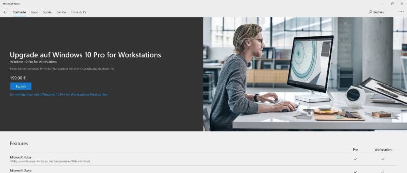 Windows 10 Pro for Workstations für HighEnd- und Serverhardware ...