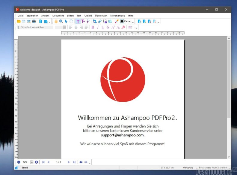 PDF Pro 2 von Ashampoo ist erschienen + Gewinnspiel - Deskmodder.de