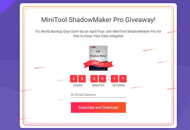 Giveaway: MiniTool ShadowMaker Pro heute kostenlos bekommen - Deskmodder.de