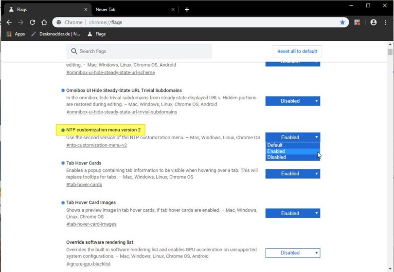 Google Chrome: Neuer Tab Hintergrundbild täglich aktualisieren / ändern ...