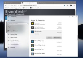 Microsoft Edge Stable 79.0.309.5 ist erschienen - Deinstallation nun ...