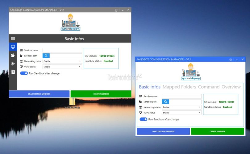 Sandbox Configuration Manager - Windows Sandbox Startoptionen selbst ...