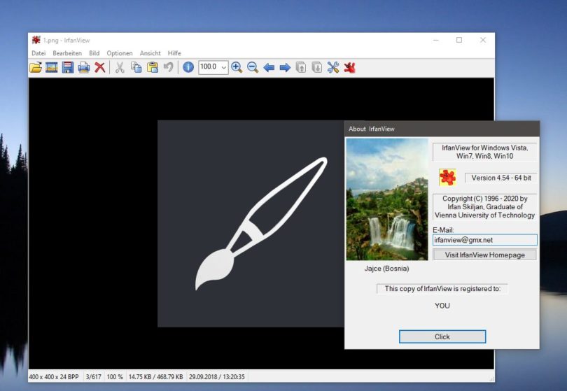 IrfanView 4.54 mit mehreren neuen Funktionen - Deskmodder.de