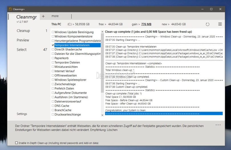 Cleanmgr+ unterstützt nun Windows 10 2004 und den Edge (Chromium ...