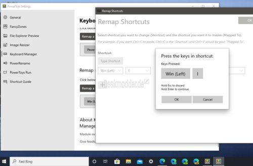 Keyboard Manager aus den PowerToys einmal angeschaut - Deskmodder.de