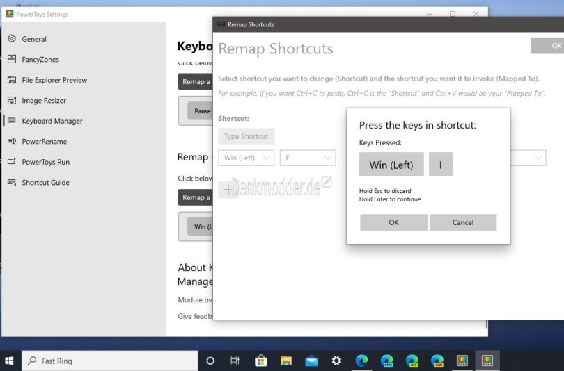 Keyboard Manager aus den PowerToys einmal angeschaut - Deskmodder.de