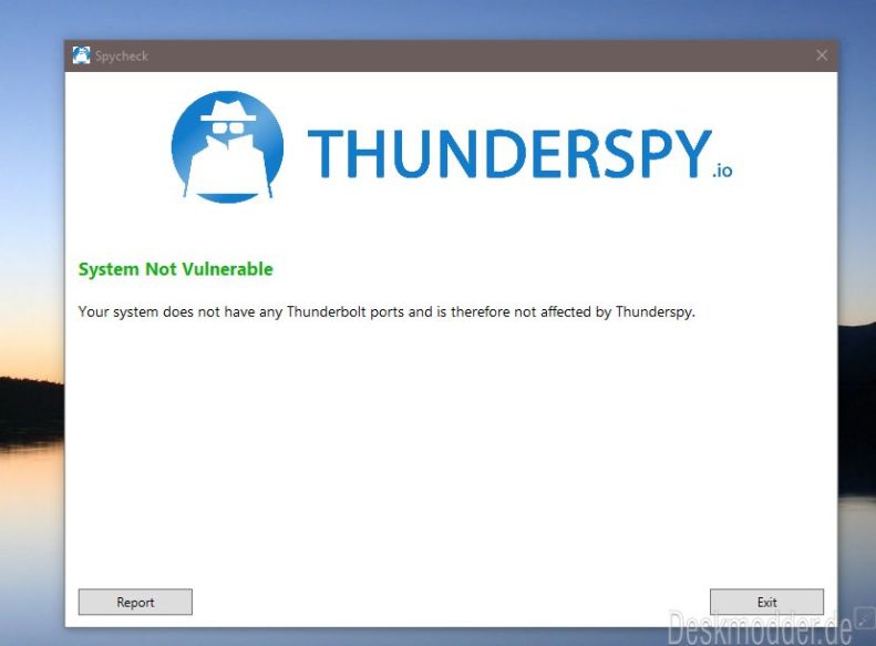 Thunderbolt Anschlüsse können für Angriffe ausgenutzt werden - Mit Thunderspy prüfen - Deskmodder.de