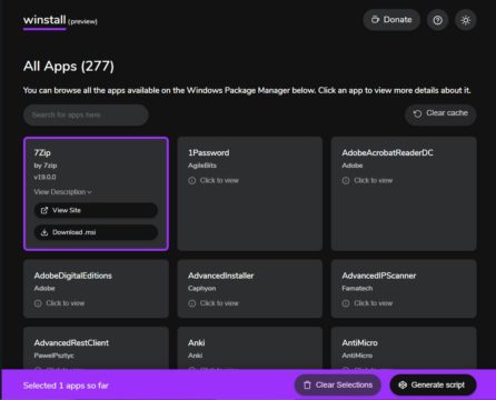 WinStall oder WinGetIT Web-GUI für den Windows Package Manager [Update ...
