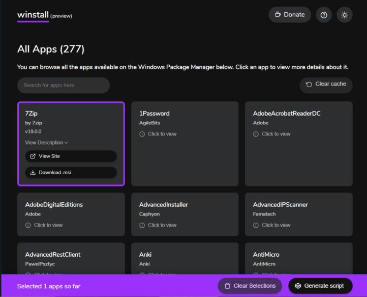 WinStall oder WinGetIT Web-GUI für den Windows Package Manager [Update ...