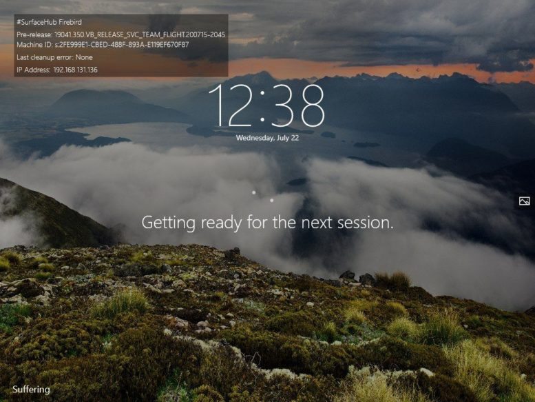 Microsoft Surface Hub Insider für die "Windows 10 Team 2020 Update ...