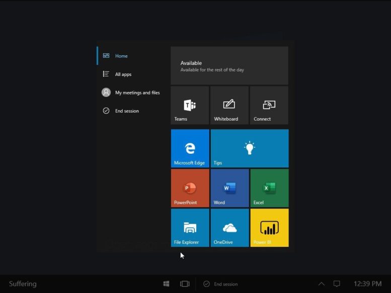 Microsoft Surface Hub Insider für die "Windows 10 Team 2020 Update ...