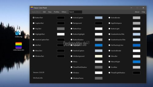 Classic Color Panel 2.0.0.39 mit vielen Verbesserungen für Windows 10 ...