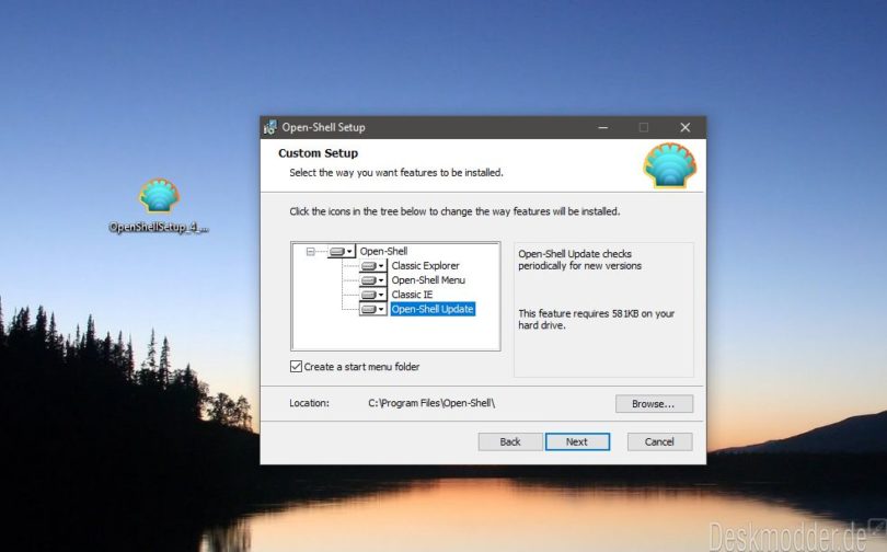 Open Shell (Open-Shell-Menu) 4.4.160 jetzt mit automatischen Updates ...
