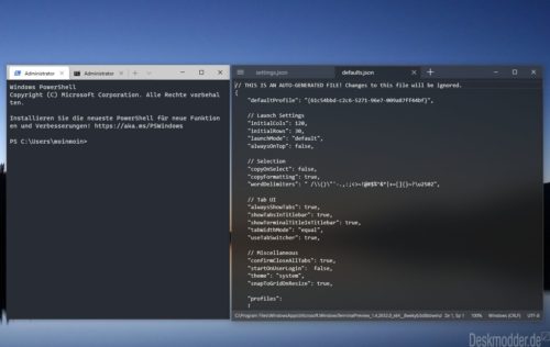 Windows Terminal anpassen und einige Tastenkombinationen unter Windows ...