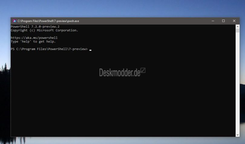 PowerShell 7.2.0 Preview 2 steht zum Download bereit - Deskmodder.de