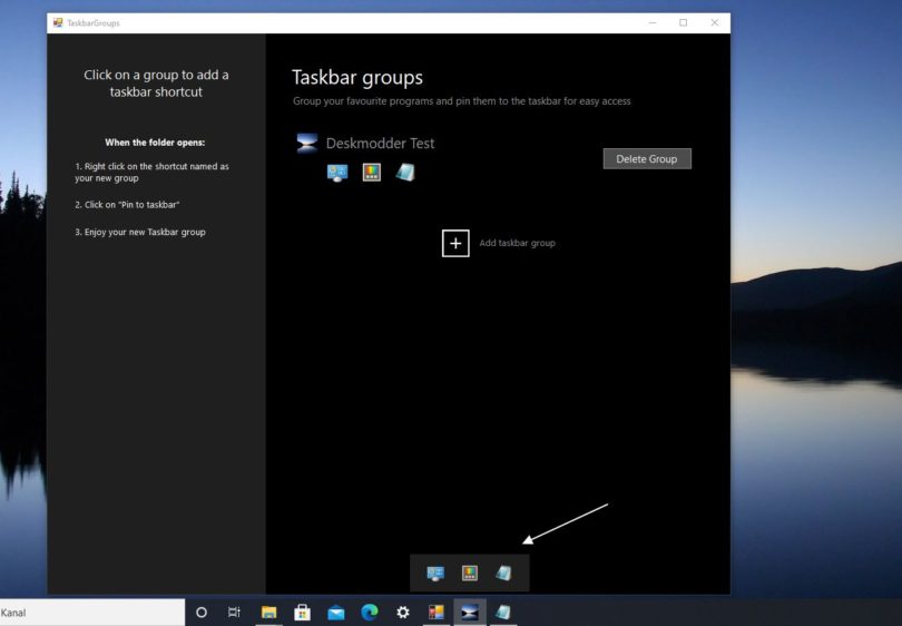 Taskbar groups - Verknüpfungen in der Taskleiste oder auf dem Desktop gruppieren [Update ...