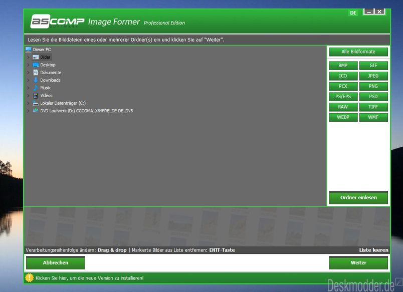 Image Former Bilder anpassen, konvertieren und mehr - Neue Software von Ascomp [Gewinnspiel ...
