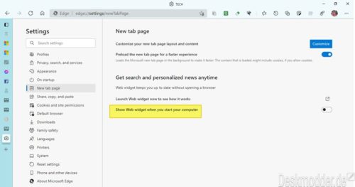 Microsoft Edge: Web Widgets werden in den Browser integriert ...