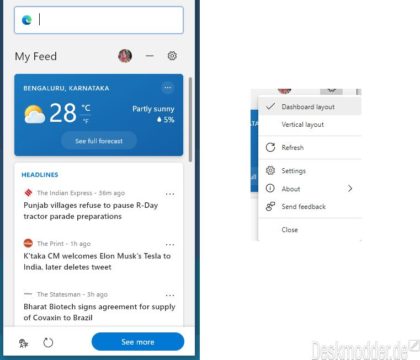 Microsoft Edge: Web Widgets werden in den Browser integriert ...