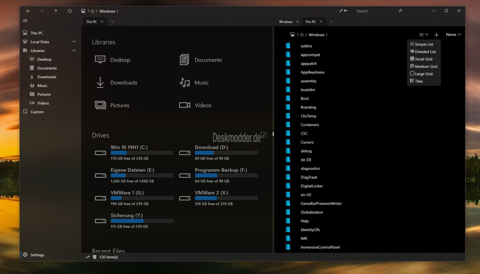 Shrestha Files Pro - Als Windows 10 Datei Explorer App noch kurzzeitig ...